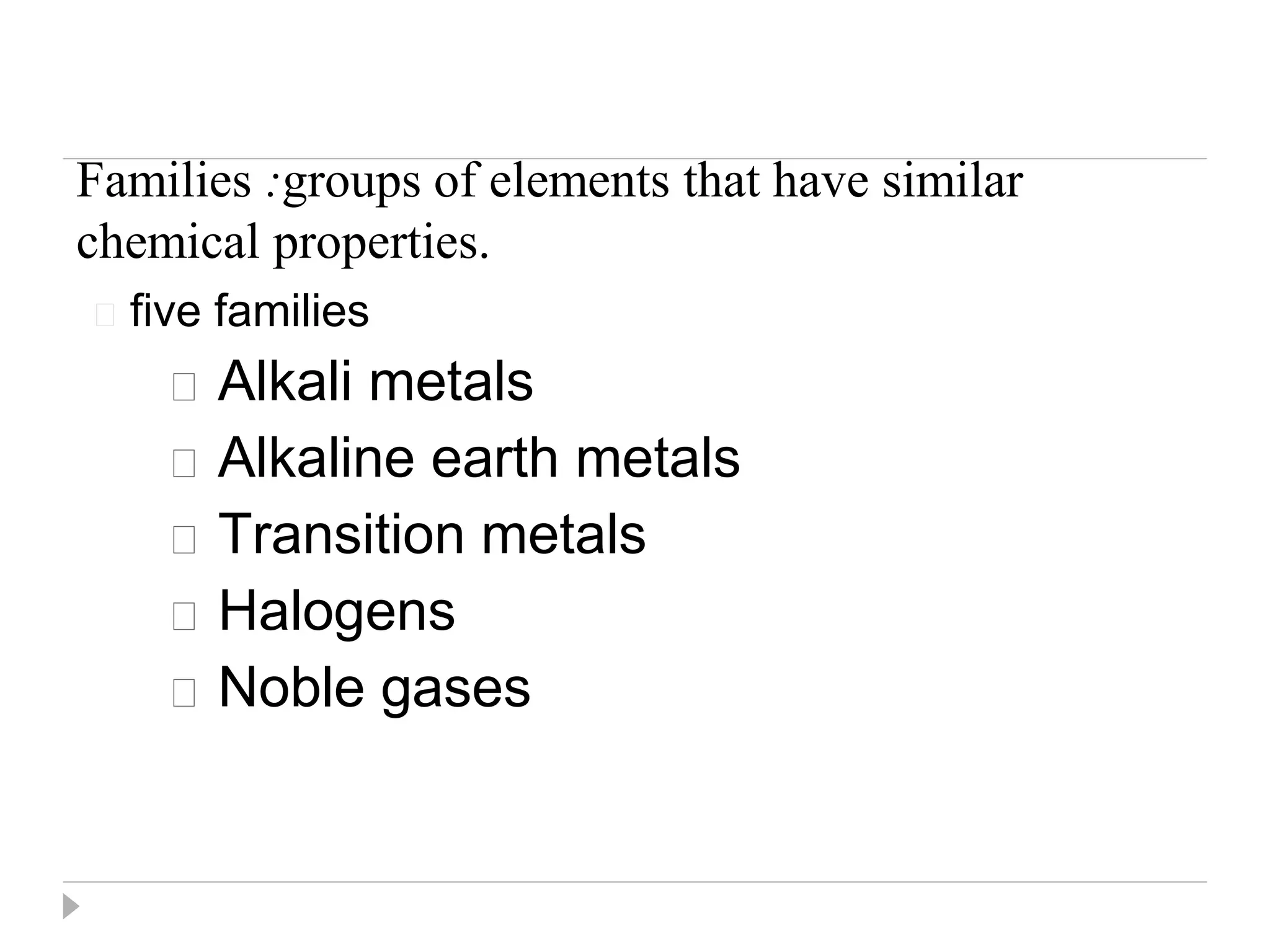 Families periodict.ppt (1) | PPTX