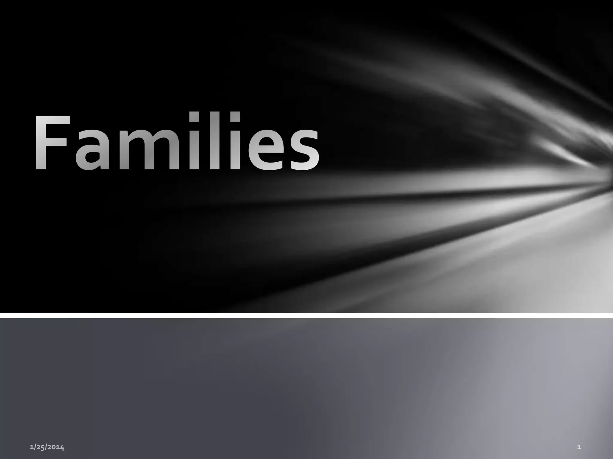 Families powerpoint | PPT