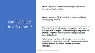 Transform your Family Business into Your Dream Company | PPT