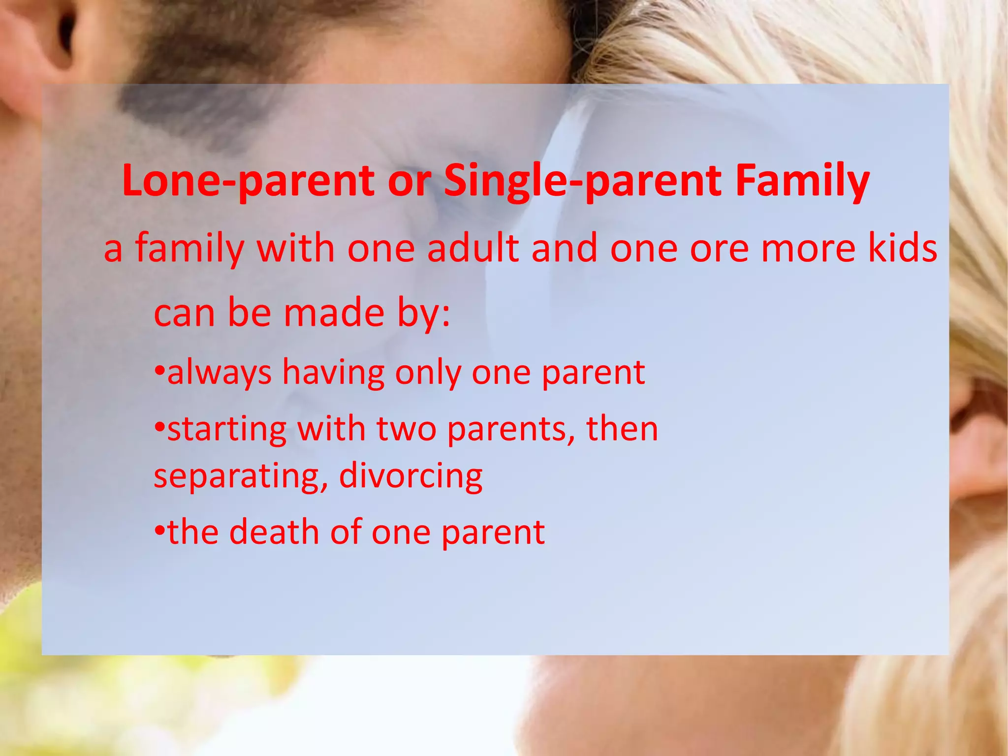 Family and responsible parenthood | PPTX