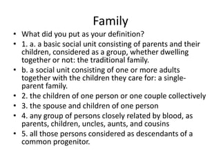 Family | PPT