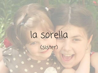 La Famiglia: Italian Vocabulary for Family | PPT