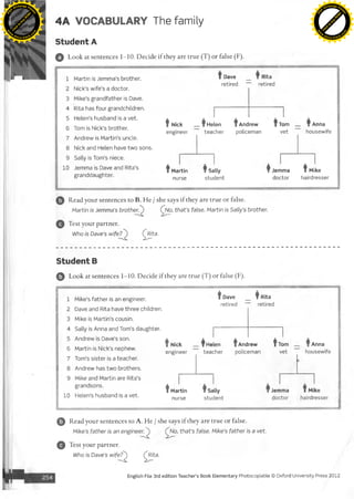 Family worksheet | PDF