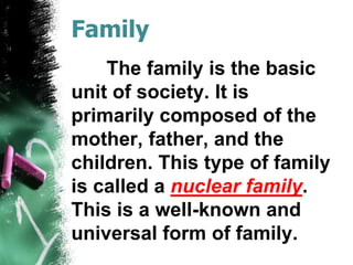 HEALTH (Family) | PPTX