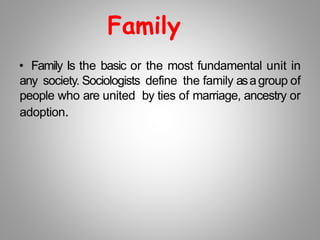 Family | PPT