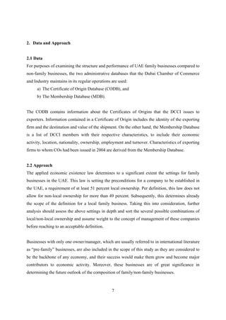 Family Businesses In Dubai Definition Structure & Performance Eng | PDF