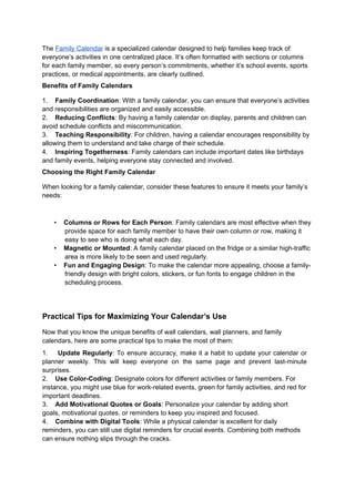 Involve the Family: Encourage all family members to | PDF