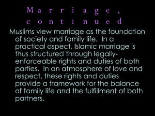 Family Domestic Lifein Islam | PPT