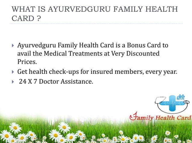 Family health-card by ayurvedguru | PPSX