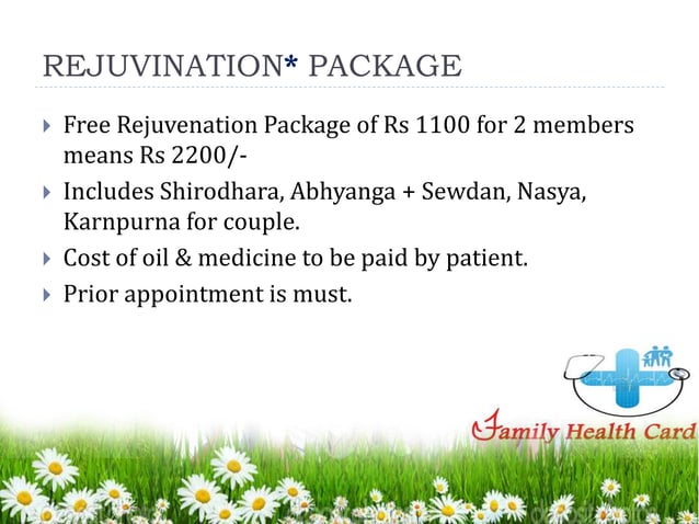 Family health-card by ayurvedguru | PPSX