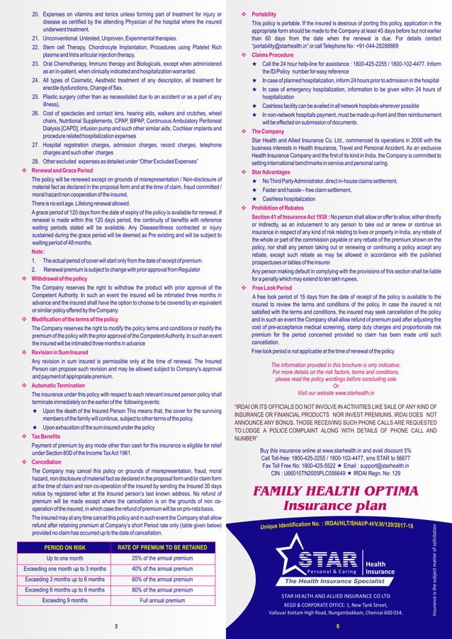 Family health-optima-star health insurance coimbatore 9865146295 | PDF ...