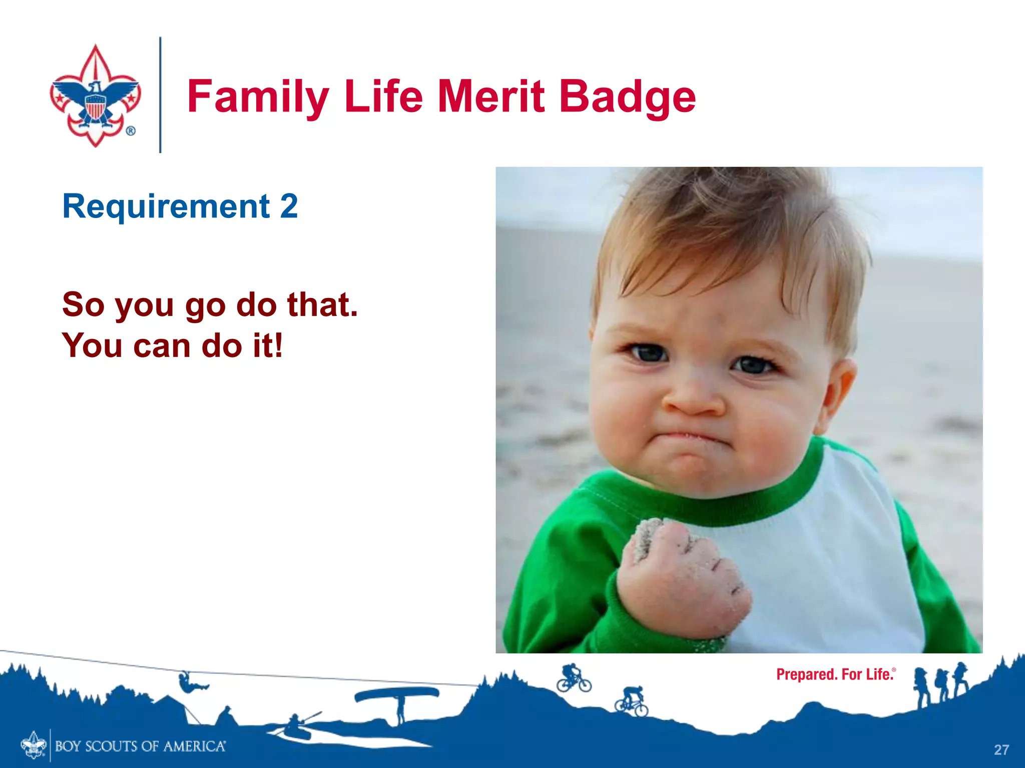 Family Life Merit Badge | PPTX