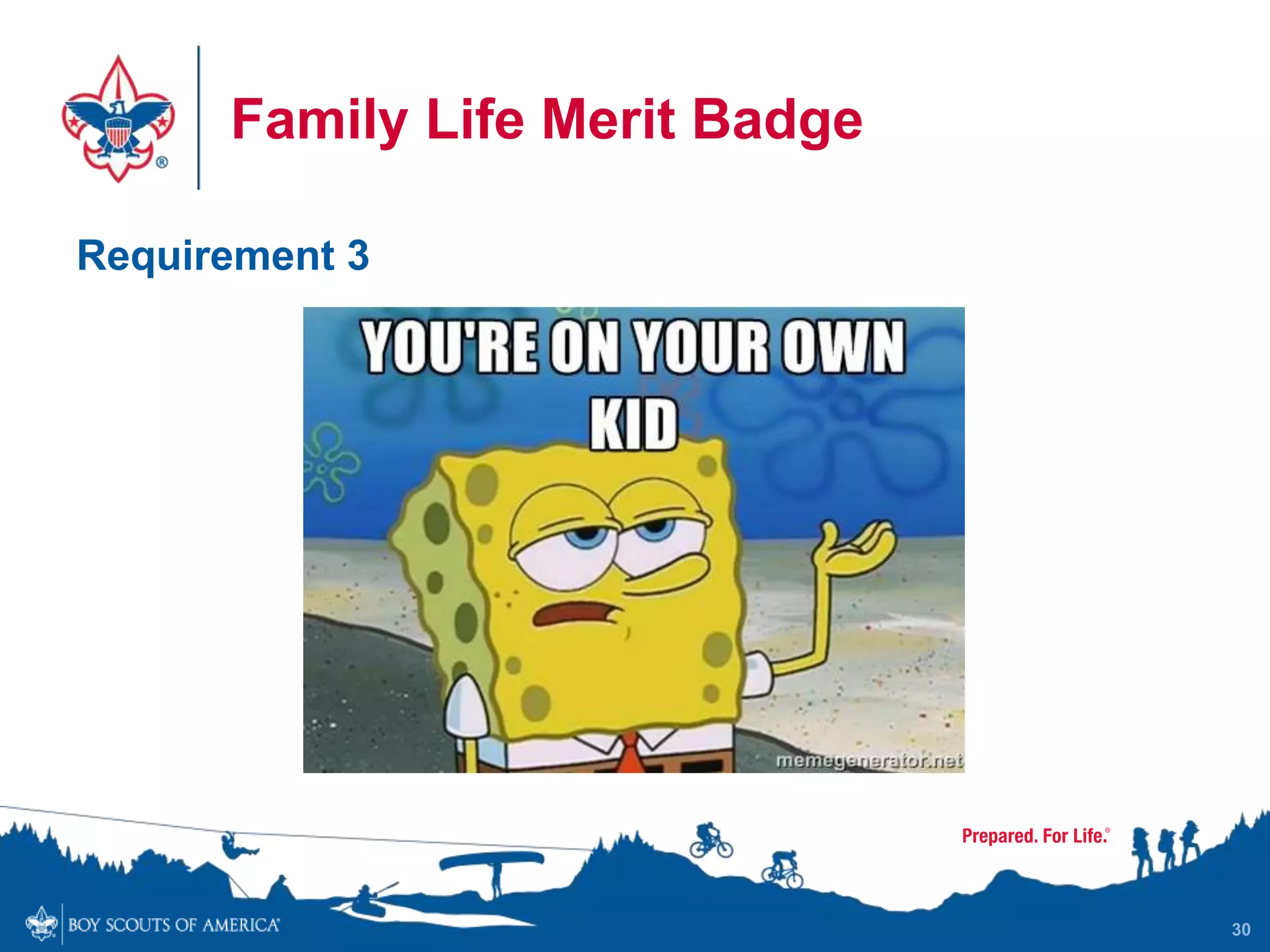 Family Life Merit Badge | PPTX