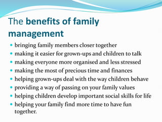 Family Management: Marriage and the puprosetx | PPTX | Parenting ...