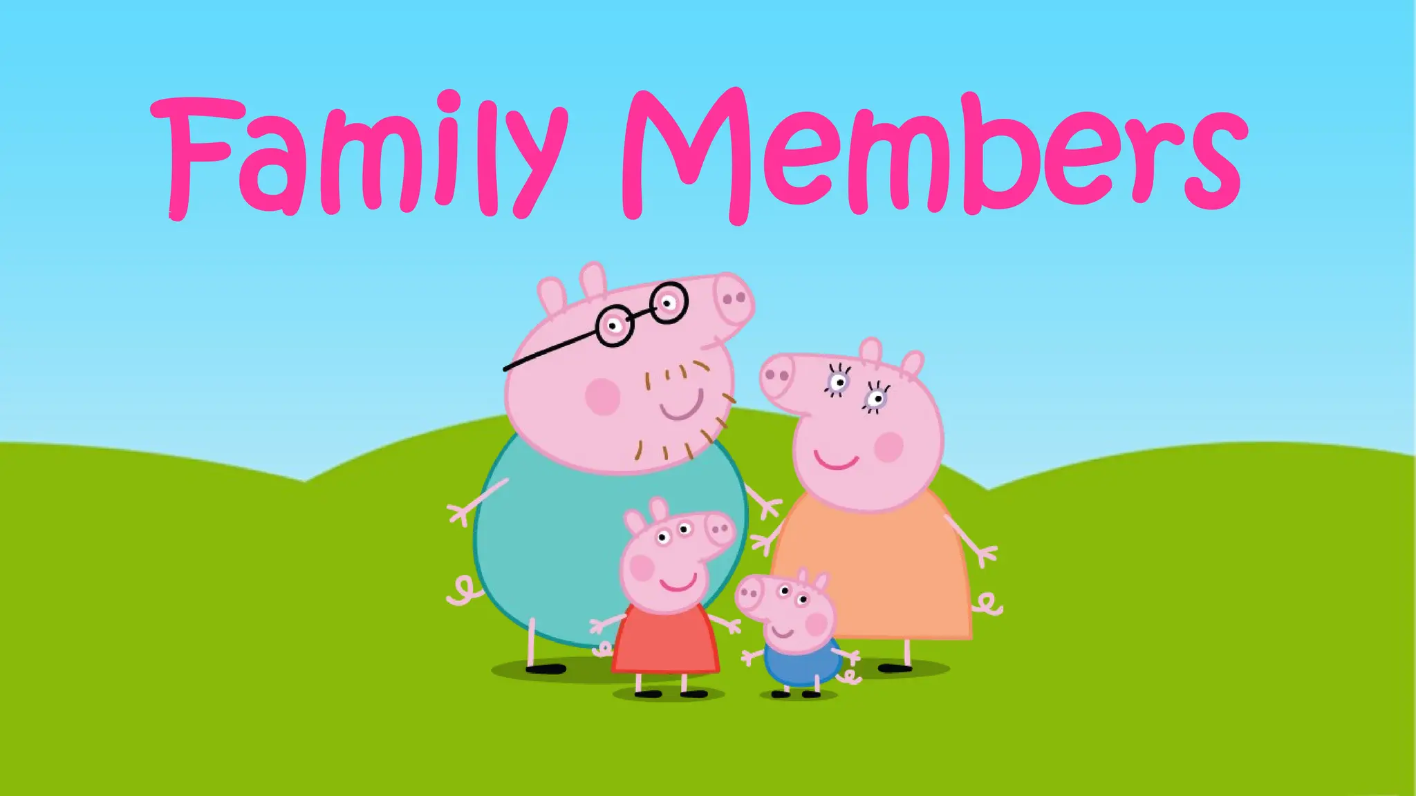 family-members-peppa-pig-family-with-sound-flashcards-picture ...
