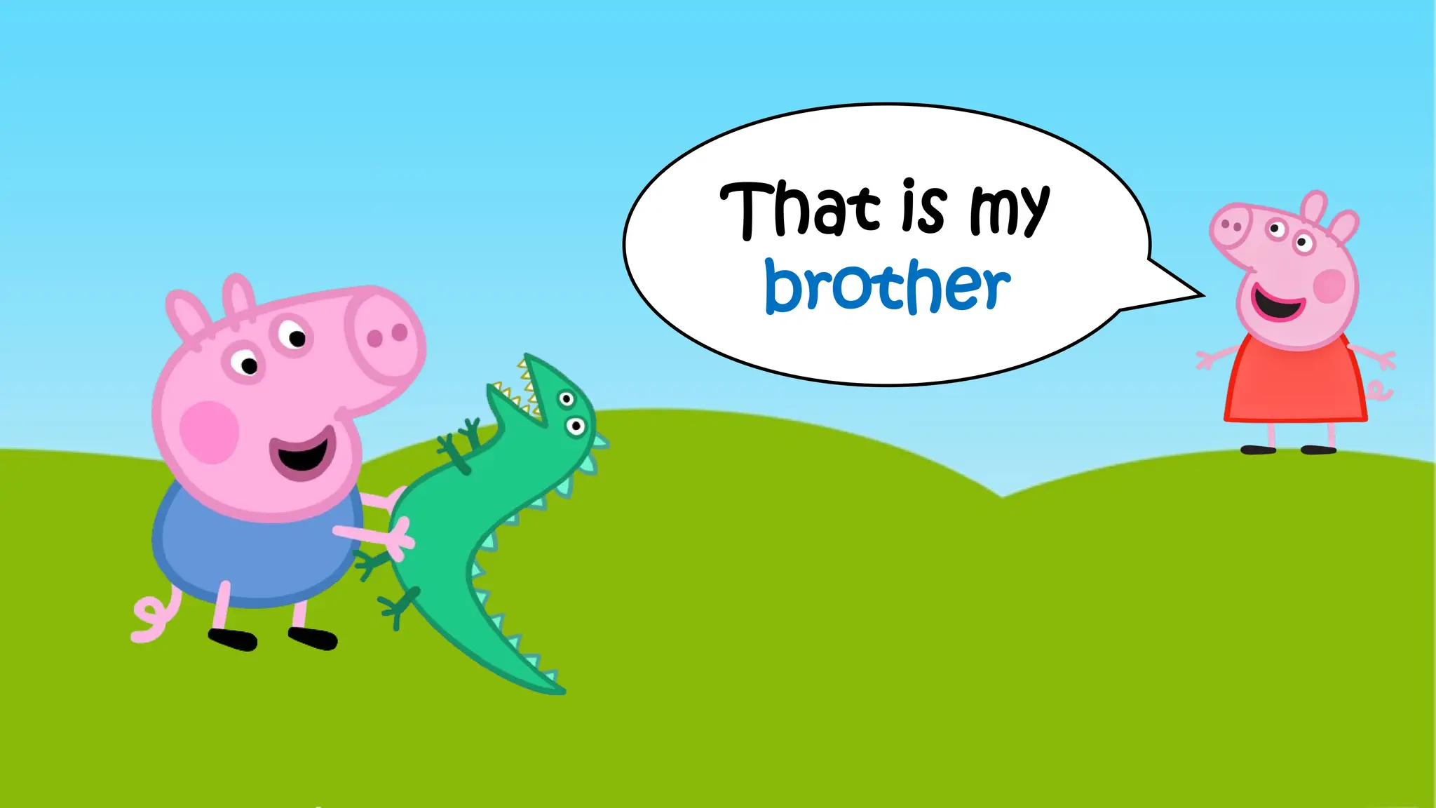 family-members-peppa-pig-family-with-sound-flashcards-picture ...