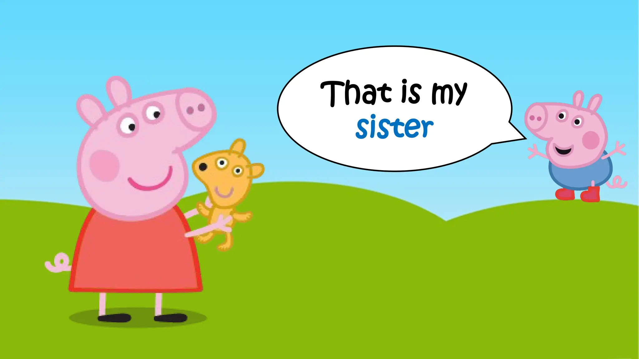 family-members-peppa-pig-family-with-sound-flashcards-picture ...