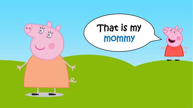 family-members-peppa-pig-family-with-sound-flashcards-picture ...
