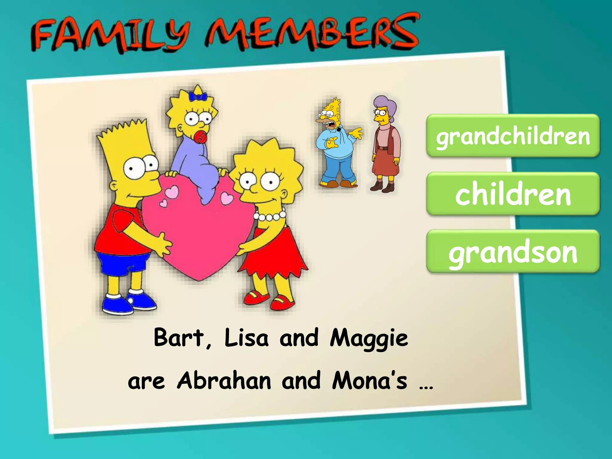 SAXON GENITIVE -FAMILY MEMBERS- | PPTX