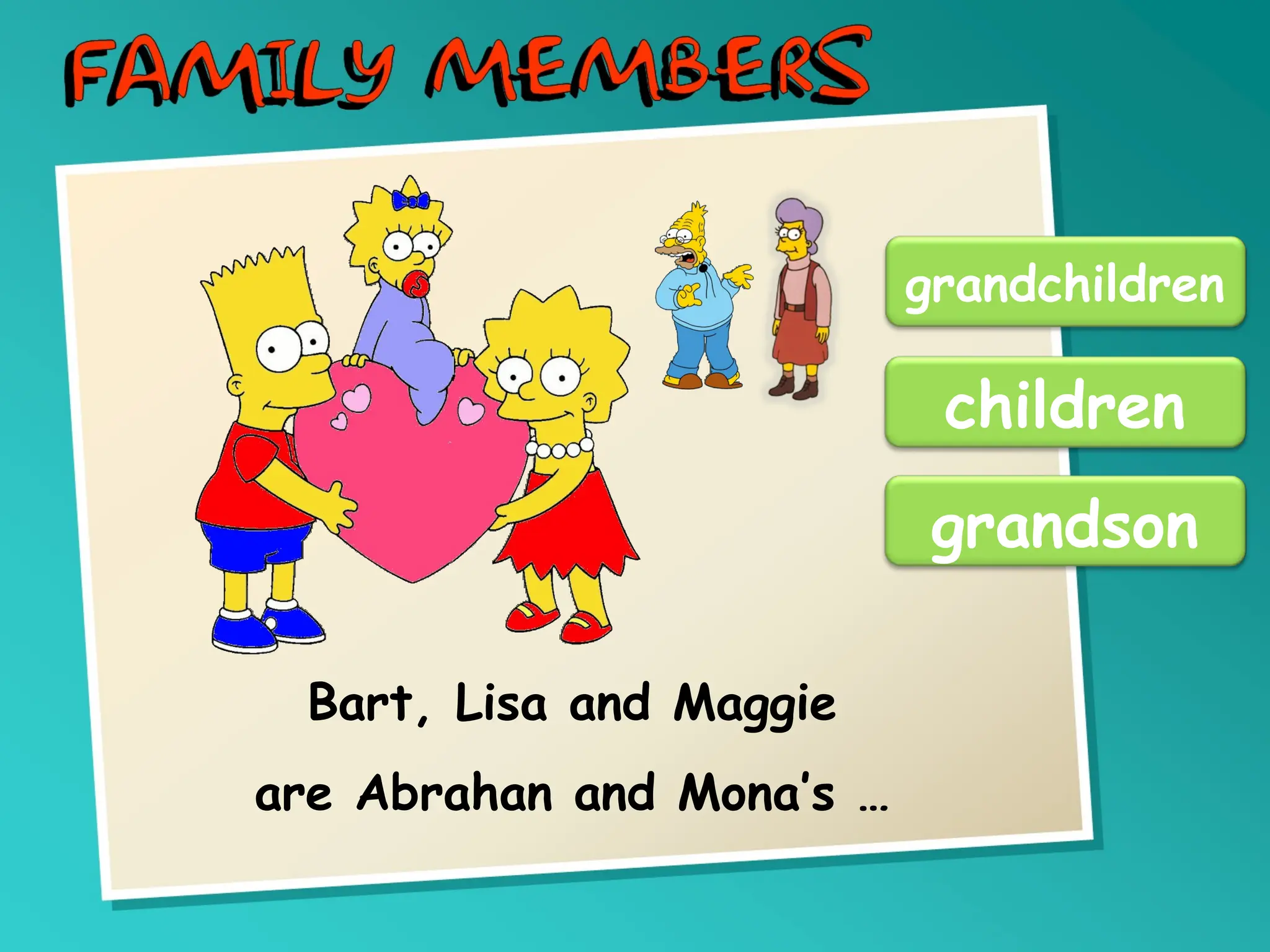 family-members-ppt- SIMPSOMS' family.ppt
