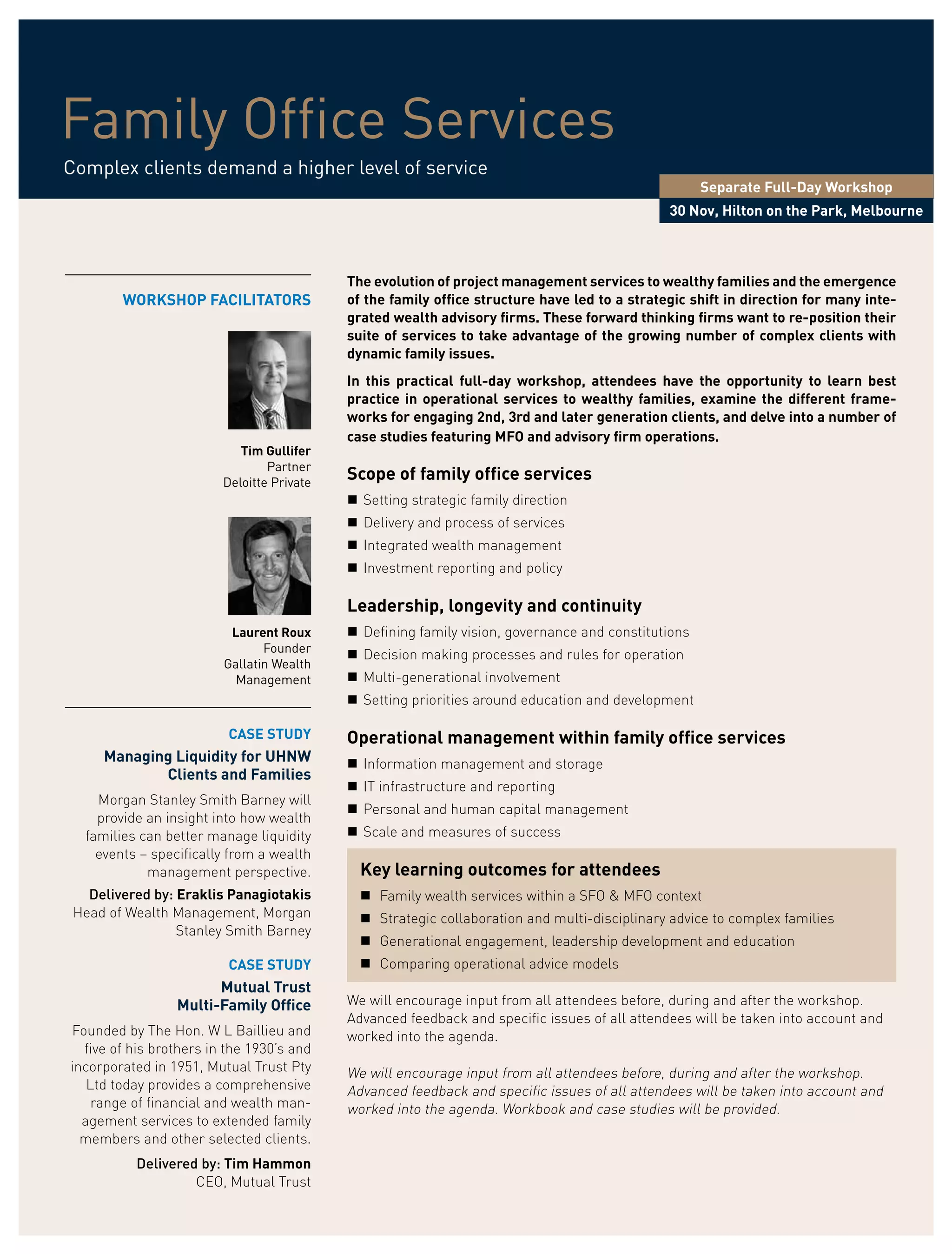 Family office Conference | PDF