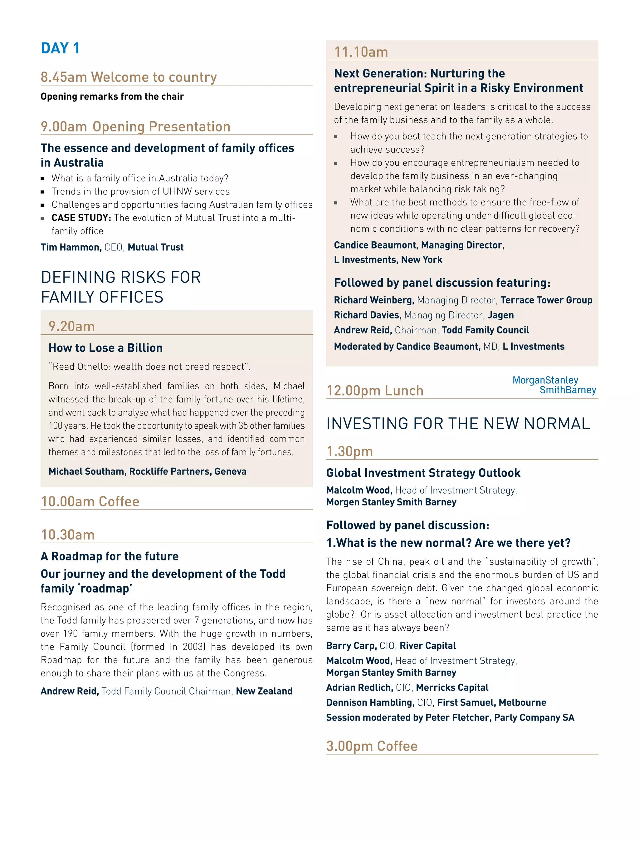Family office Conference | PDF