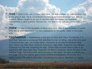 Family Tree Of Greek Gods | PPT