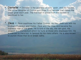 Family Tree Of Greek Gods | PPT