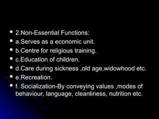 FAMILY- TYPES AND FUNCTIONS IN HEALTH AND DISEASE (2).ppt
