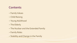 Family Values | PPTX