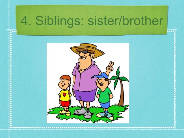 Family Members Vocabulary: Relatives and Words | PPT