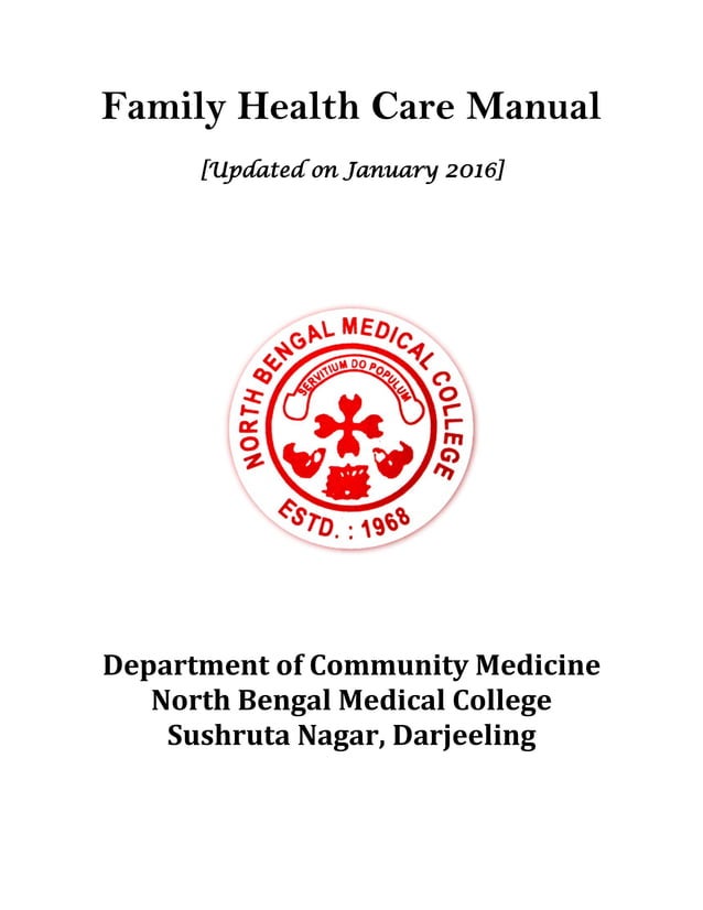 Family health care manual 2016 | PDF | Diseases and Conditions ...