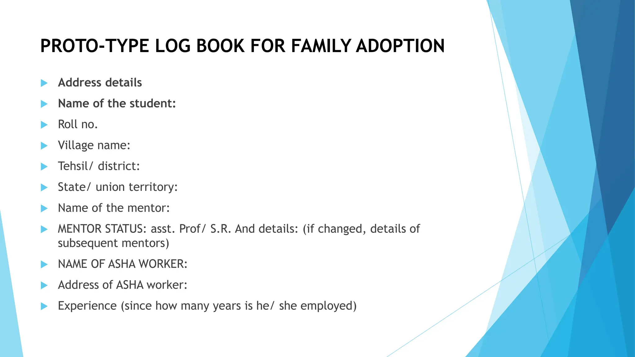 Family adoption program in government of odisha | PPTX