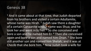 Family Affair Genesis 38 | PPT