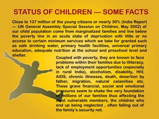 Family and community based services for children | PPTX