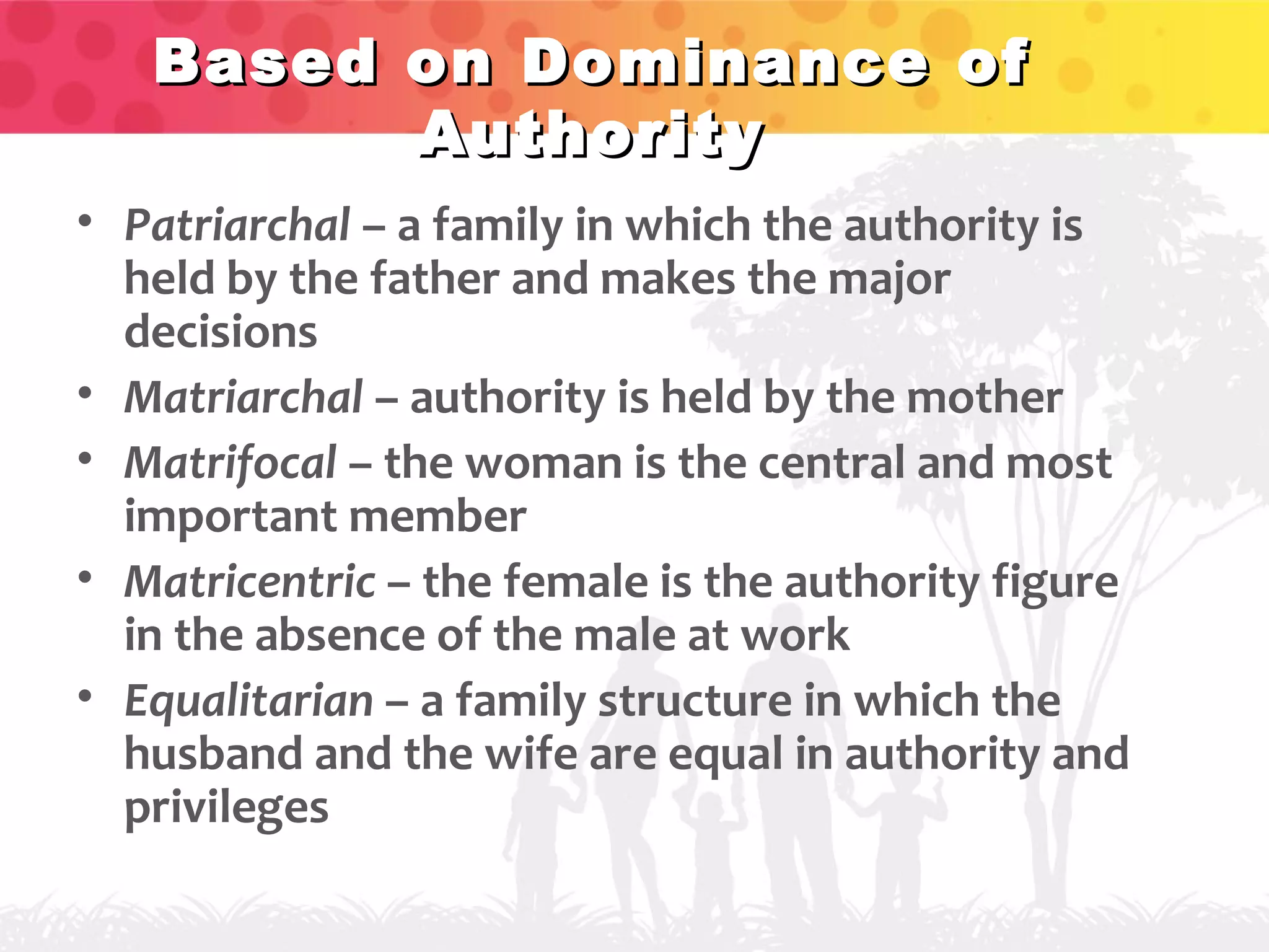 Family and education | PPT