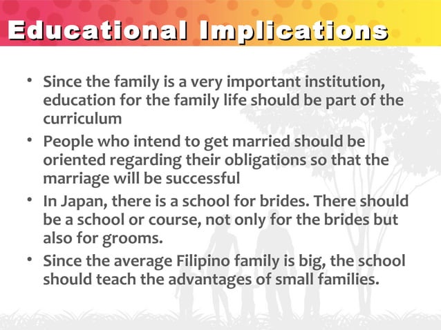Family and education | PPT