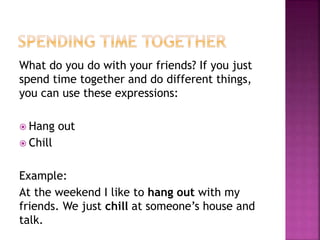 Family and Friends Vocabulary | PPTX