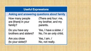 FAMILY AND FRIENDS VOCABULARY- HAVE.pptx