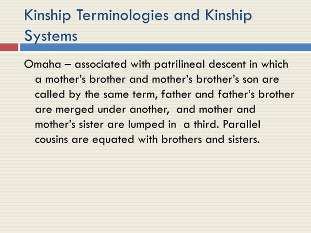 Family and kinship | PPTX