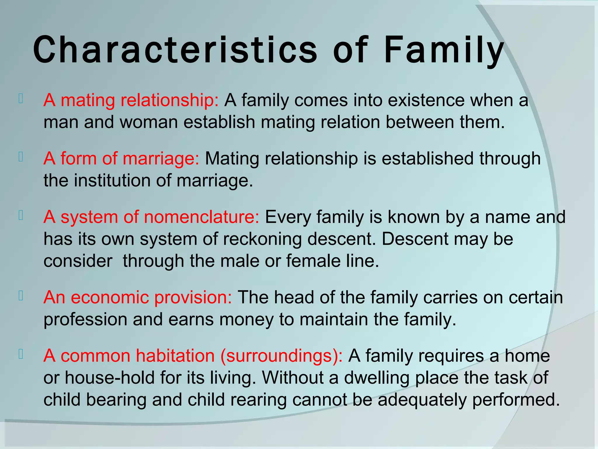 Family and marriage | PPT