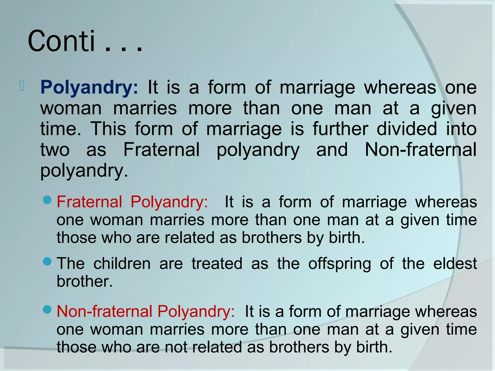 Family and marriage | PPT