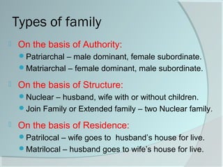 Family and marriage | PPT