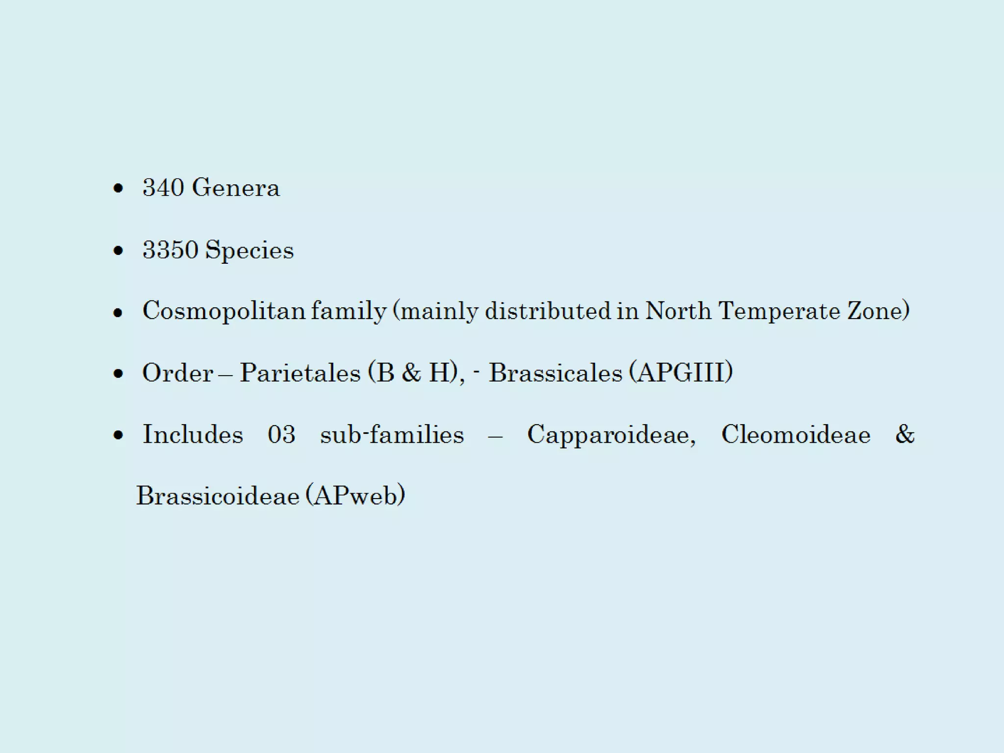 Family brassicaceae | PPTX