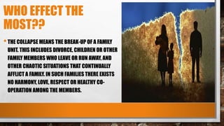Family breakdown | PPTX | Divorce | Family and Relationships
