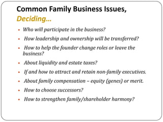 Family business | PPTX