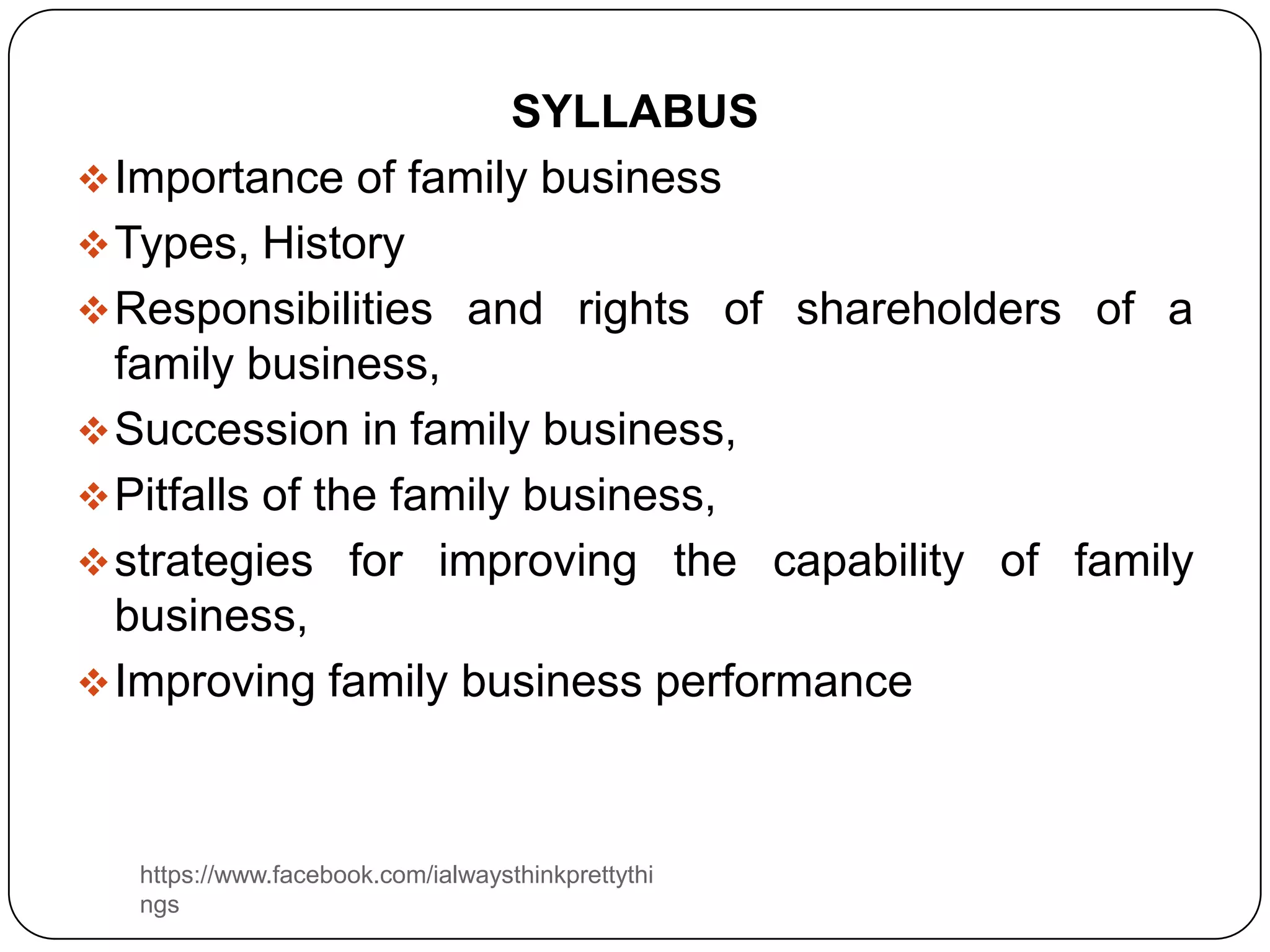 Family business | PPTX