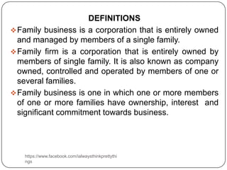 Family business | PPTX