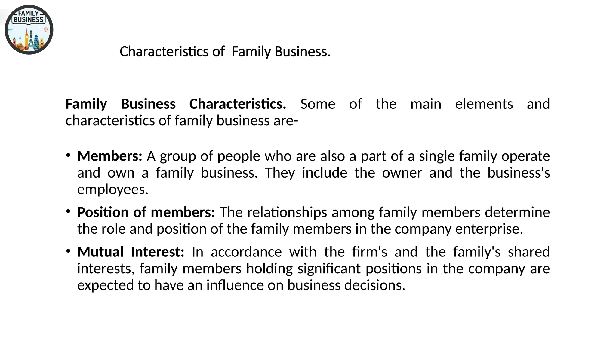 Family Business :Entrepreneurship development | PPT