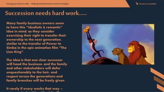 Family Business Course - Succession Planning in Family Businesses ...